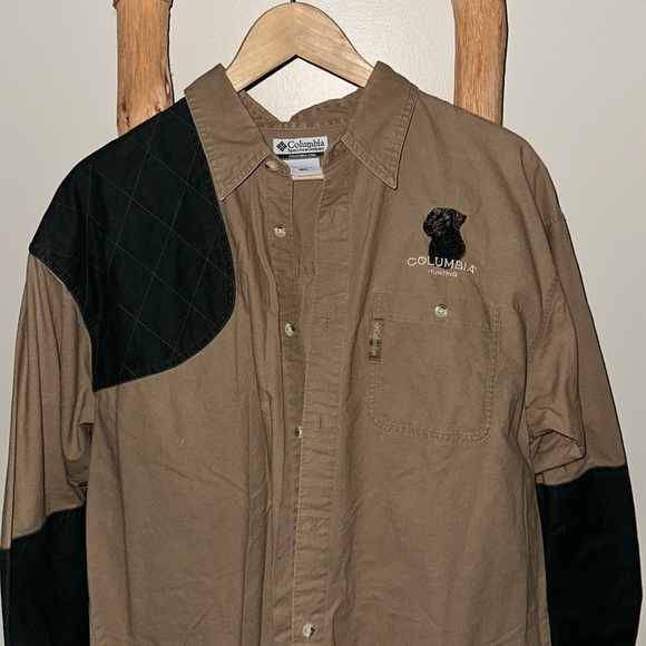 Columbia | Shirts | Rare Vintage 99s Columbia Briarshun Green And Brown ...
